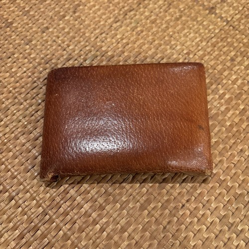 Vintage Coca Cola Pigskin Leather Wallet Brown Bifold Have A Coke Coca ...