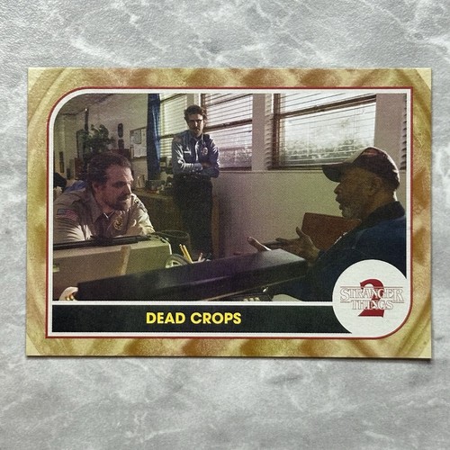2019 Topps Stranger Things 2 Waffle Dead Crops 06/11 Jim Hopper Eugene ...