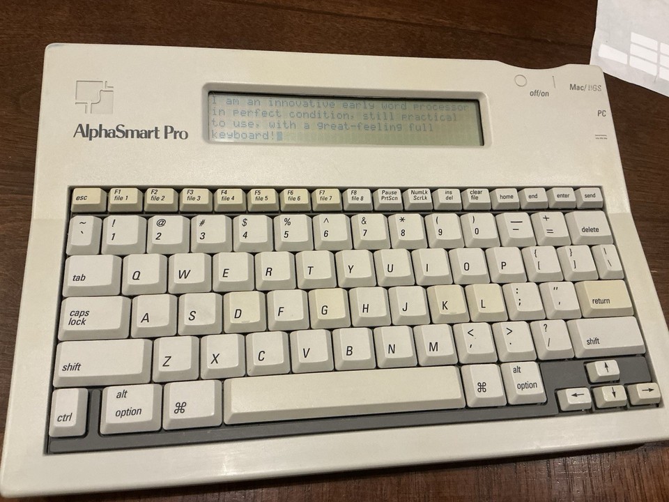 AlphaSmart Pro ALF-C01 Portable Word Processor 🔥BEAUTIFUL🔥 | eBay