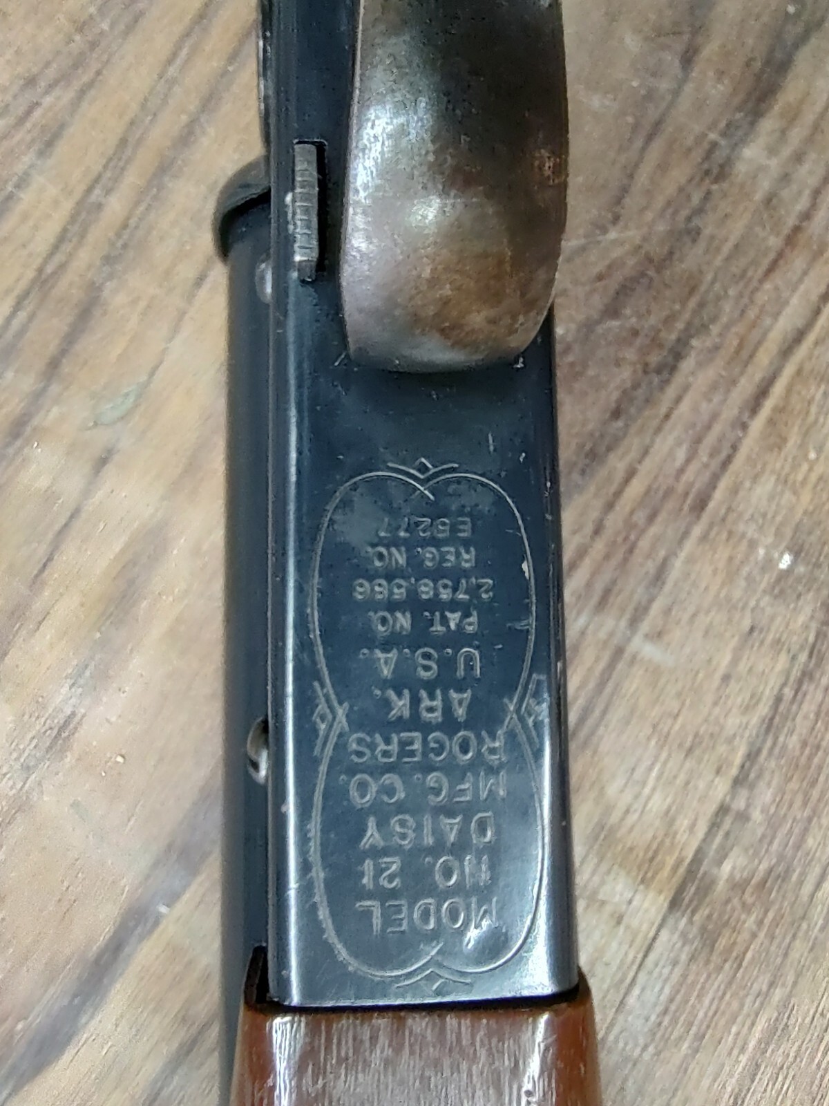 daisy model 21 double barrel bb gun 1970's rogers ark. rare model bb ...