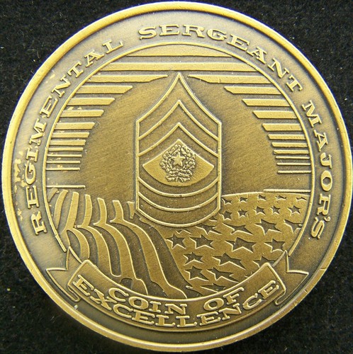 US Army Signal Corps Regimental Sergeant Major Challenge Coin | eBay