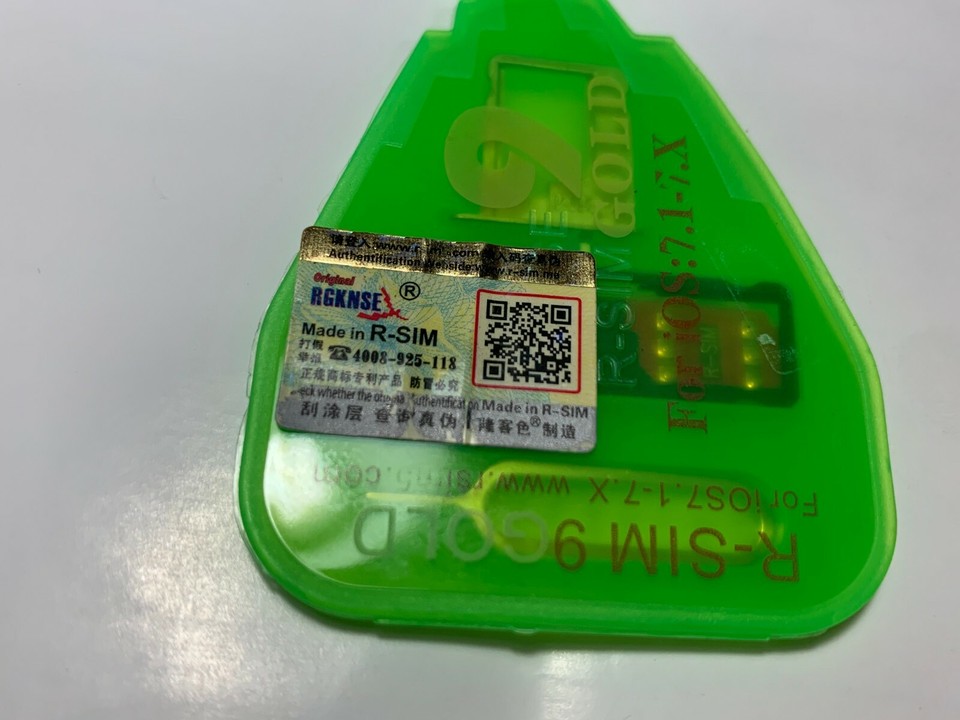 NEW UNLOCK SIM CARD R-SIM 9 GOLD for iPhone 4S 5 5S 5C all iOS6 & iOS ...