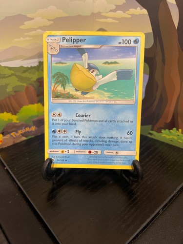 Pelipper 38/149 - Sun & Moon - Uncommon - Pokemon Card TCG - HP/DMG | eBay