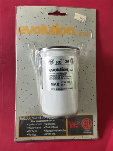 EVOLUTION MINILIGHT COLLECTION RO 36 BLACK TRIM HALOGEN MINI LIGHT | eBay