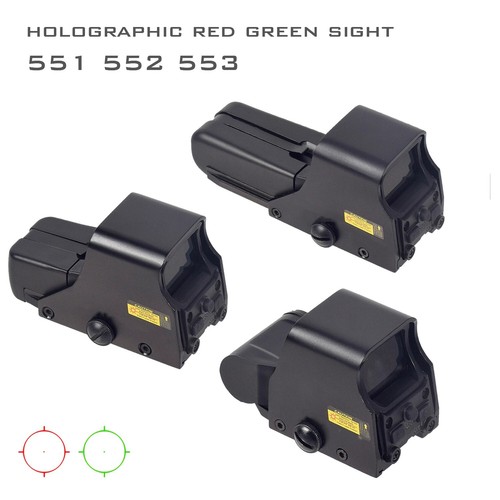 551 552 553 Red Green Dot Holographic Reflex Sight Scope Tactical Hunt ...