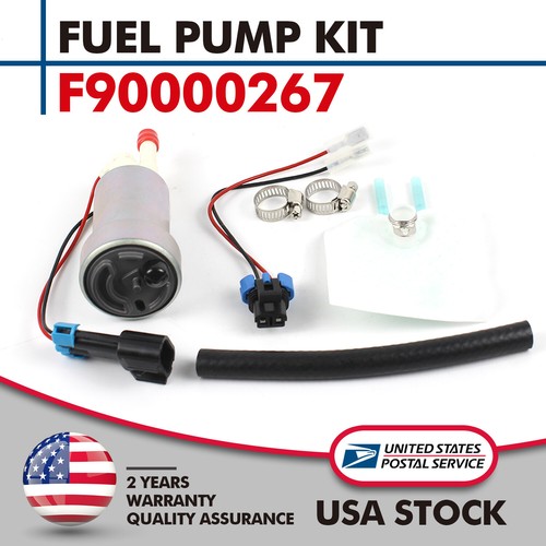 New High Performance 450LPH Fuel Pump F90000267 w/ Install Kit For ...