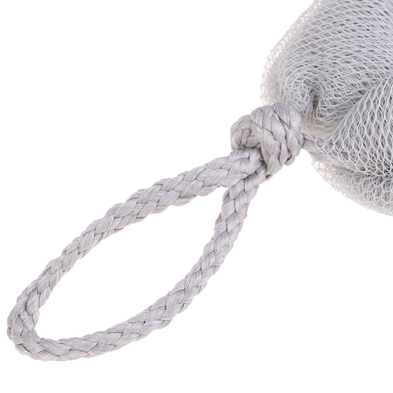 Body Exfoliate Puff Bath Sponge Scrub Mesh Net Ball Massage Ball Back ...