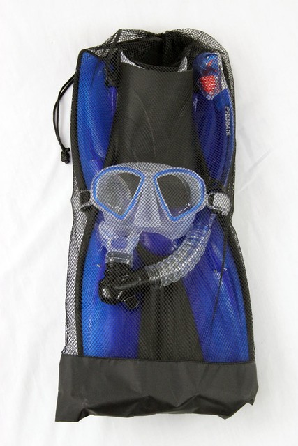 Promate Spectrum Snorkeling Fins Mask Snorkel Set Blue Small for sale ...