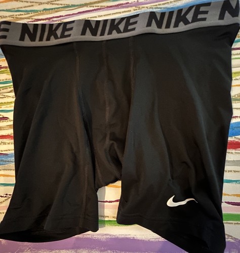 Men’s Nike Compression Shorts Black Dri Fit Large Boxer Briefs Base ...