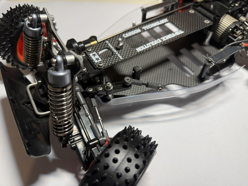 Vintage Tamiya Top Force Evolution New Built RC car with Dynatech motor ...