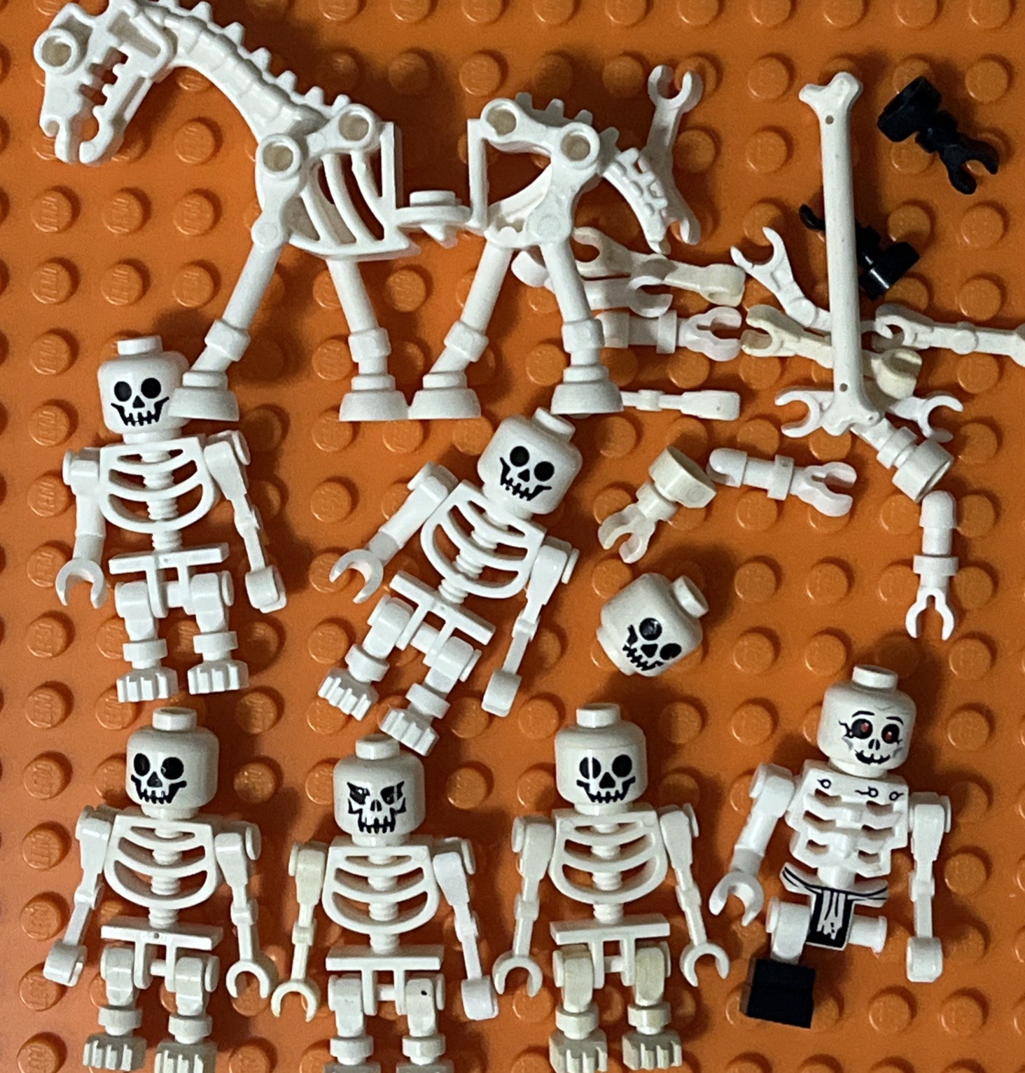 LEGO Skeletons (X6) and Skeleton Horse + Parts Lot | eBay
