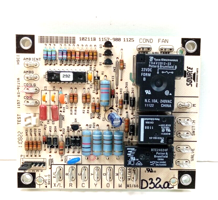 York 1157-900 Defrost Control Circuit Board 10211B SOURCE 1 used #D32A ...