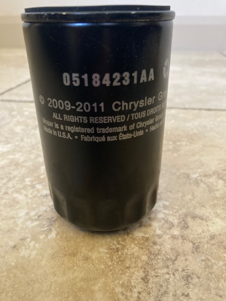 Genuine Mopar Engine Oil Filter (Part # MO-231, 05184231AA) Brand New ...
