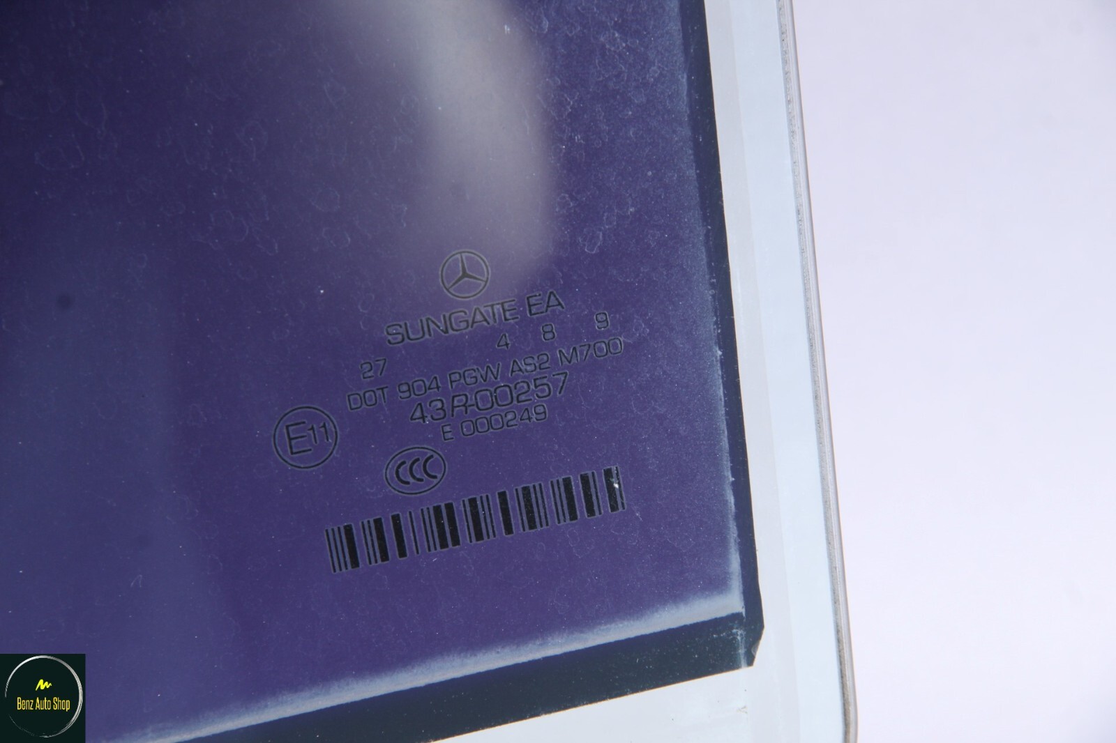 07-13 Mercedes W221 S400 S550 S350 Rear Left Driver Side Door Window ...