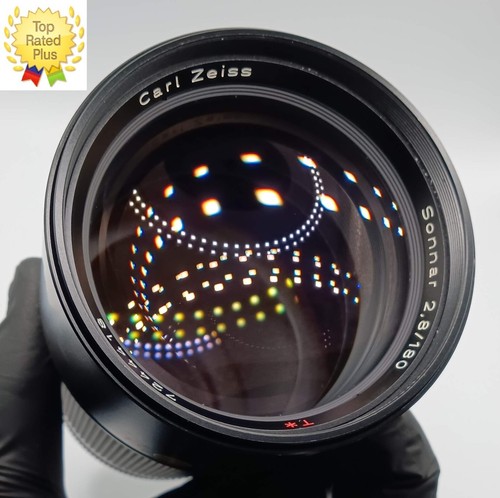 [NEAR MINT+++] Contax Carl Zeiss Sonnar T* 180mm F2.8 MMJ MF Lens CY ...