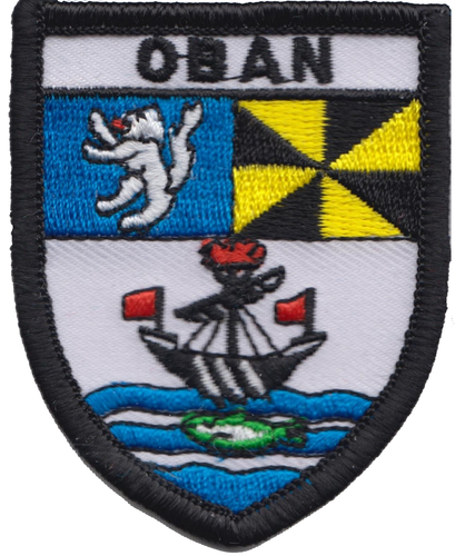 Oban Argyll and Bute Scotland Flag Embroidered Patch Badge | eBay UK