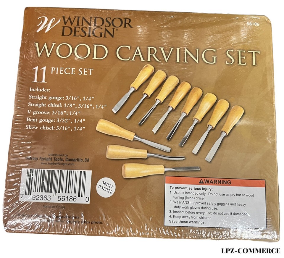 Windsor Design Wood Carving 11 Piece Set NEW SEALED | eBay