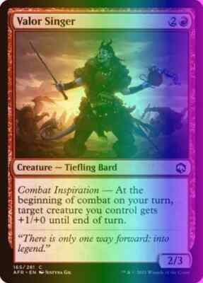 MTG Magic: The Gathering FOIL Valor Singer AFR Forgotten Realms NM | eBay