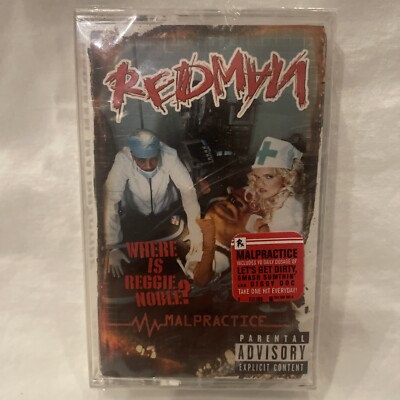 Redman Malpractice Cassette Tape Brand New Sealed 2001 Def Jam USA ...