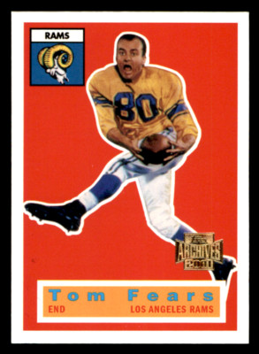2001 Topps Archives Tom Fears #122 Los Angeles Rams | eBay