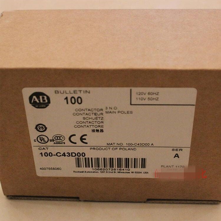 1pcs New AB contactor 100-C43D00 100-C43 * 00 in box | eBay