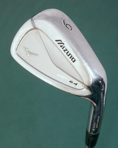 Mizuno MP 64 Grain Flow Forged 9 Iron Regular Steel Shaft Golf Pride ...