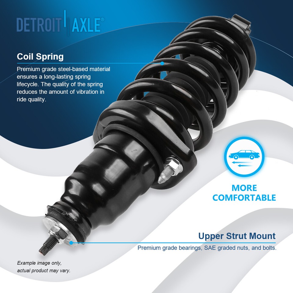 Complete Rear Struts Coil Spring Sway Bar Links for 2003 - 2011 Honda ...