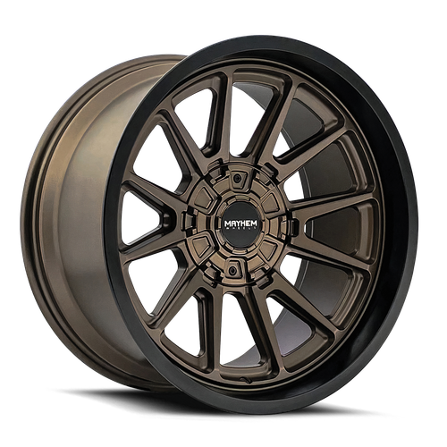 Mayhem Intrepid 8116 18x9 6-135 -12mm Satin Bronze Wheel 729419174637 ...