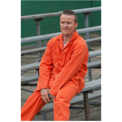Justified Damon Herriman as Dewey Crowe Seated in Prison Yard 8 x 10 ...
