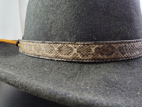 RATTLESNAKE skin hat band band adjustable NWOT Western cowboy cowgirl ...
