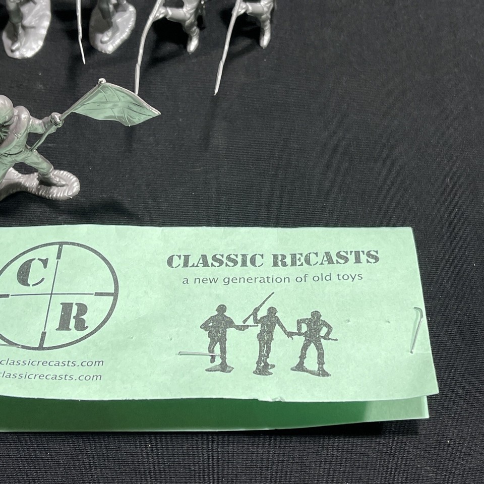 CLASSIC RECASTS MARX CSA SERIES CONFEDERATES PEWTER LOT OF 48 TOY ...