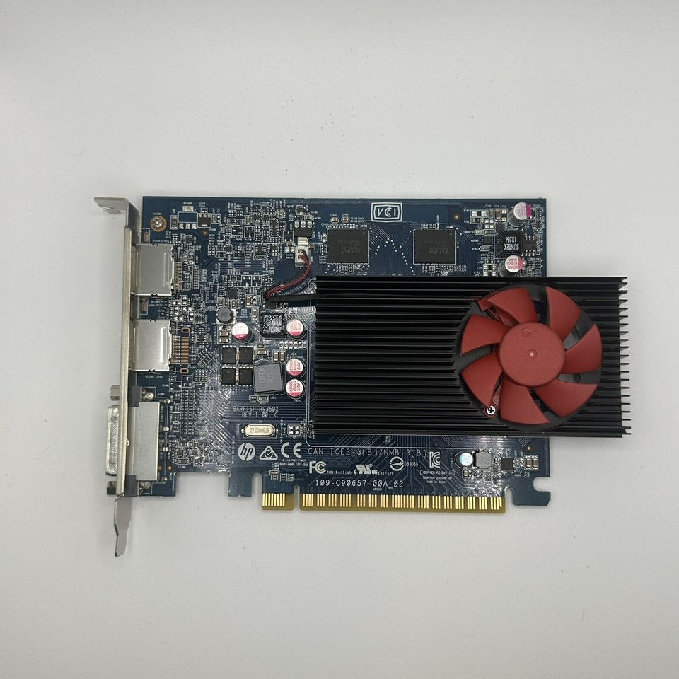 AMD R9 350 Radeon 2GB GDDR5 HP 802317-001 PCIe Video Graphics Card | eBay