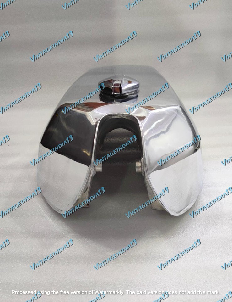 Yamaha RD250 RD400 Aluminum Alloy Polished Petrol Tank 1976-1977 Model ...