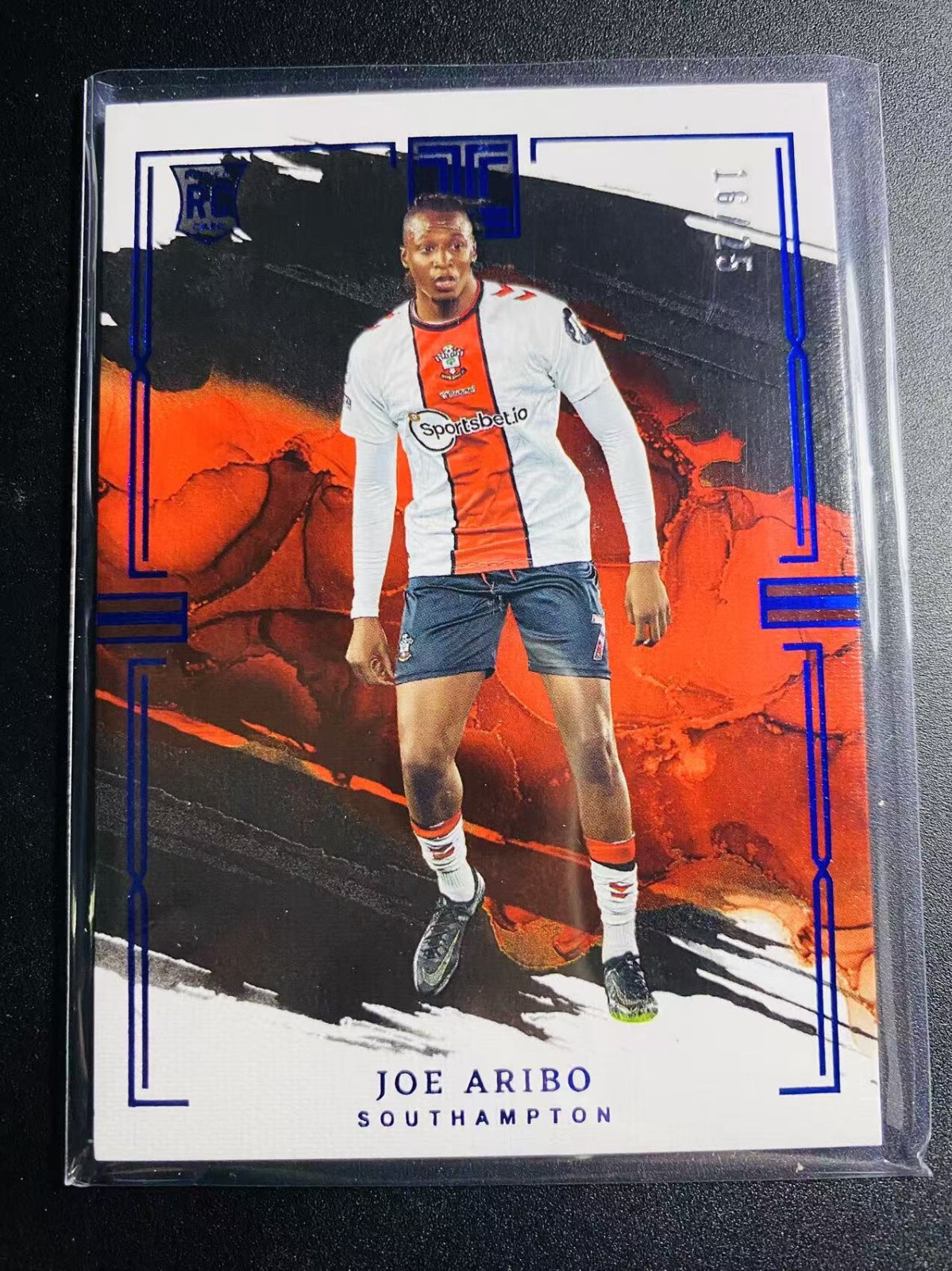 Joe Aribo 2022 Impeccable Premier League #129 Printing Plates Cyan /1 ...