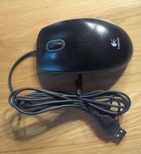 Logitech 810-002182 USB Universal Optical Mouse Black M-U0026 | eBay