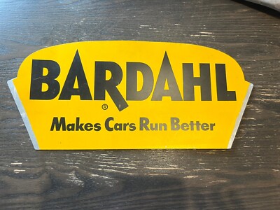 Vintage Bardahl "Makes Cars Run Better" Sign Retro Cars Auto ...