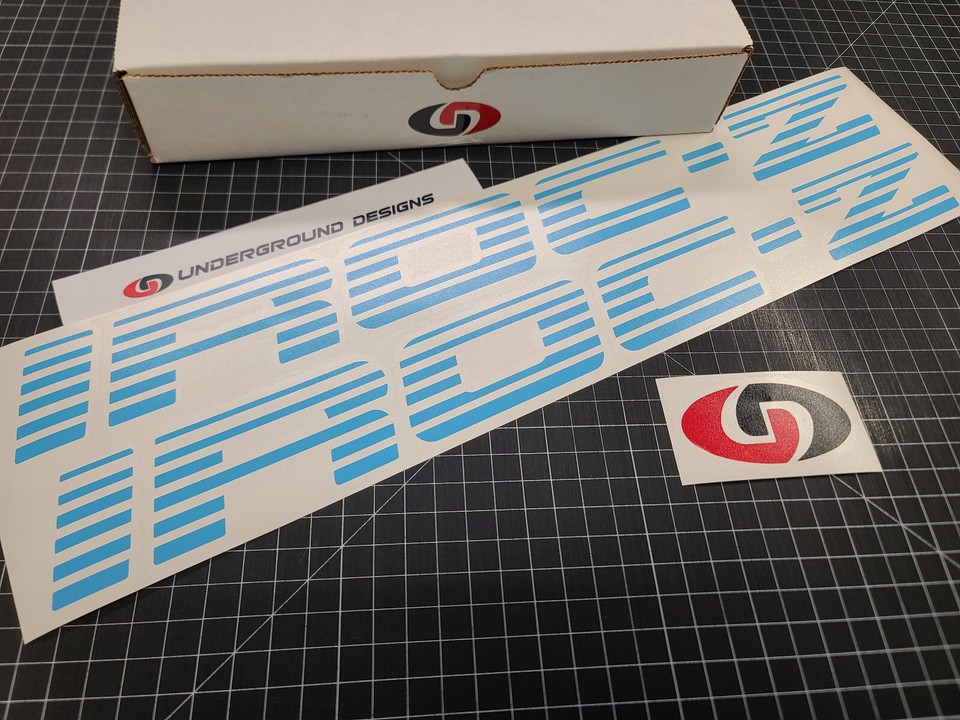 IROC-Z Decals (2pk) Faded Blinds Side Door Stickers 20" Third Gen ...