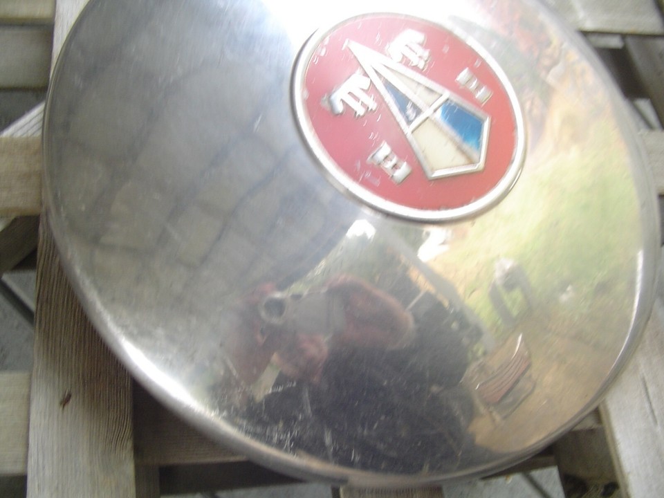 ONE VINTAGE ANTIQUE 1955 1956 HUDSON HORNET WASP JET LINER HUBCAP WHEEL ...