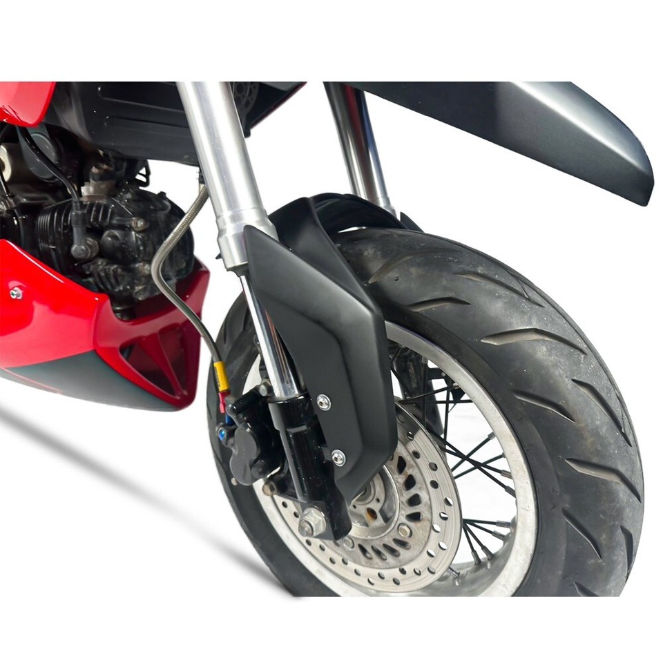2PC FRONT FENDER MOTARD MUD GUARD FAIRING BLACK FIT FOR HONDA GROM 125 ...