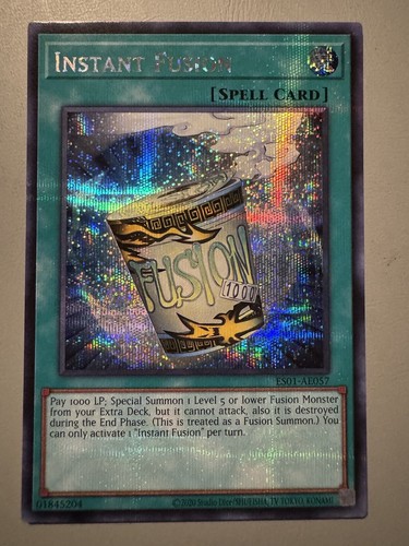 YUGIOH INSTANT FUSION (SPELL) ASIA ENGLISH EDITION ES01-AE057 SECRET ...