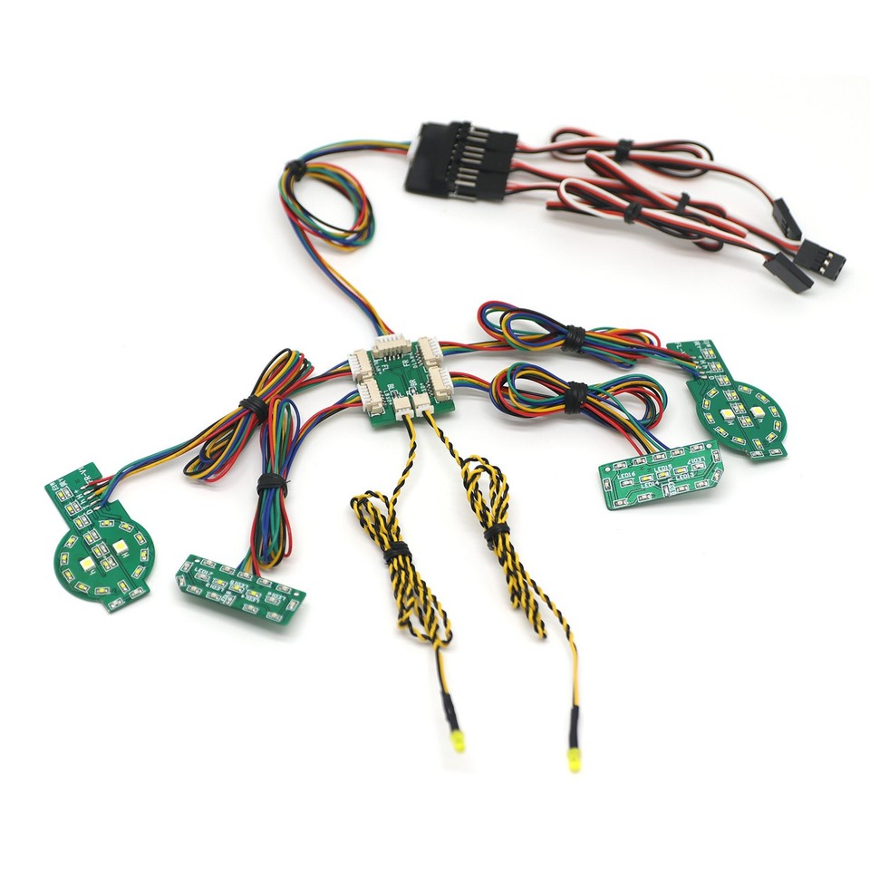 Front Rear LED Light Group System Kit for Ford Bronco Traxxas TRX-4 1/ ...