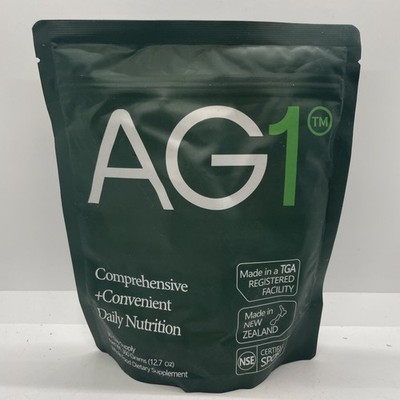 AG1 Athletic Greens PowderPouch 12.7oz/360g 30 Day Supply 1 Bag EXP 1/ ...