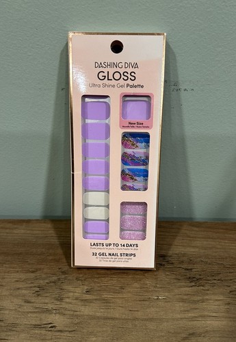NEW Violet Moonstone set of Dashing Diva Gloss Ultrashine Gel Nail Strips | eBay