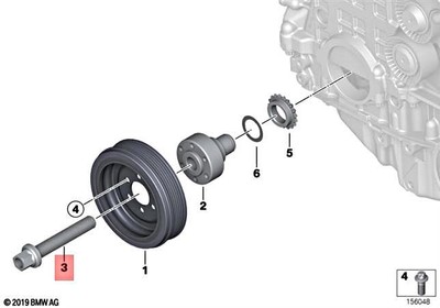 Genuine BMW M X1 X3 X5 X6 Z4 Coupe Roadster E60 E61 E63 Hex Bolt ...