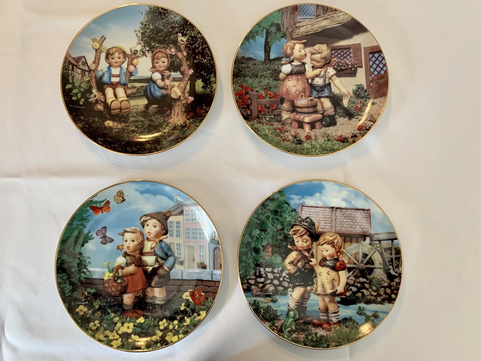 MJ Hummel Danbury Mint "Little Companions" Vintage Collector Plates ...