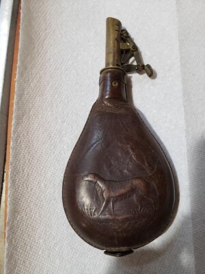 Vintage American Flask & Cap Co. Shot Flask ca 1840-1880 | eBay