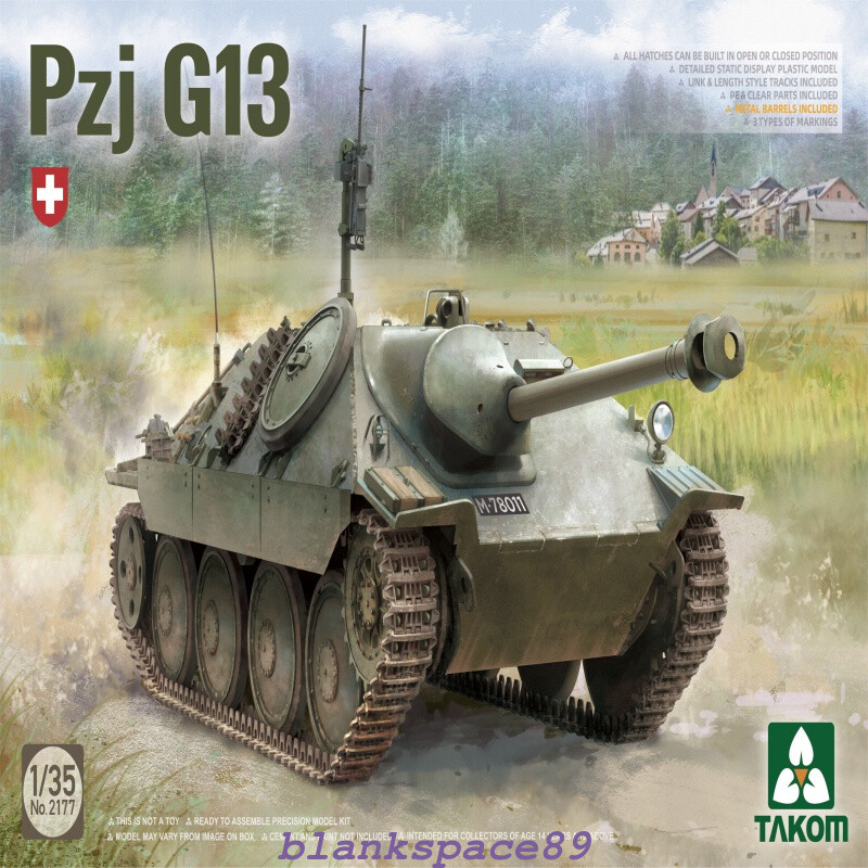 Takom 2177 1/35 Swiss Pzj G13 (Plastic model) | eBay