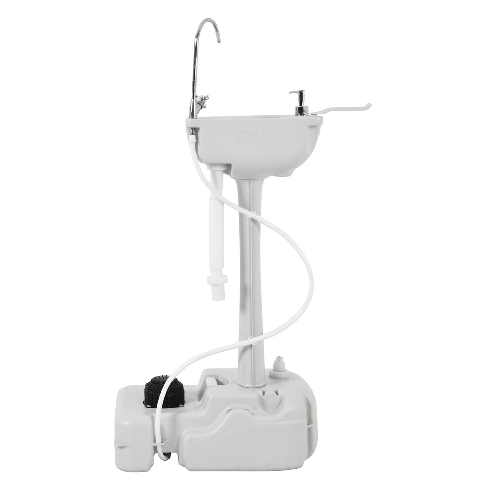 Upgrated Outdoor Portable Camping Sink Hand Washing w/17L Wash Basin ...