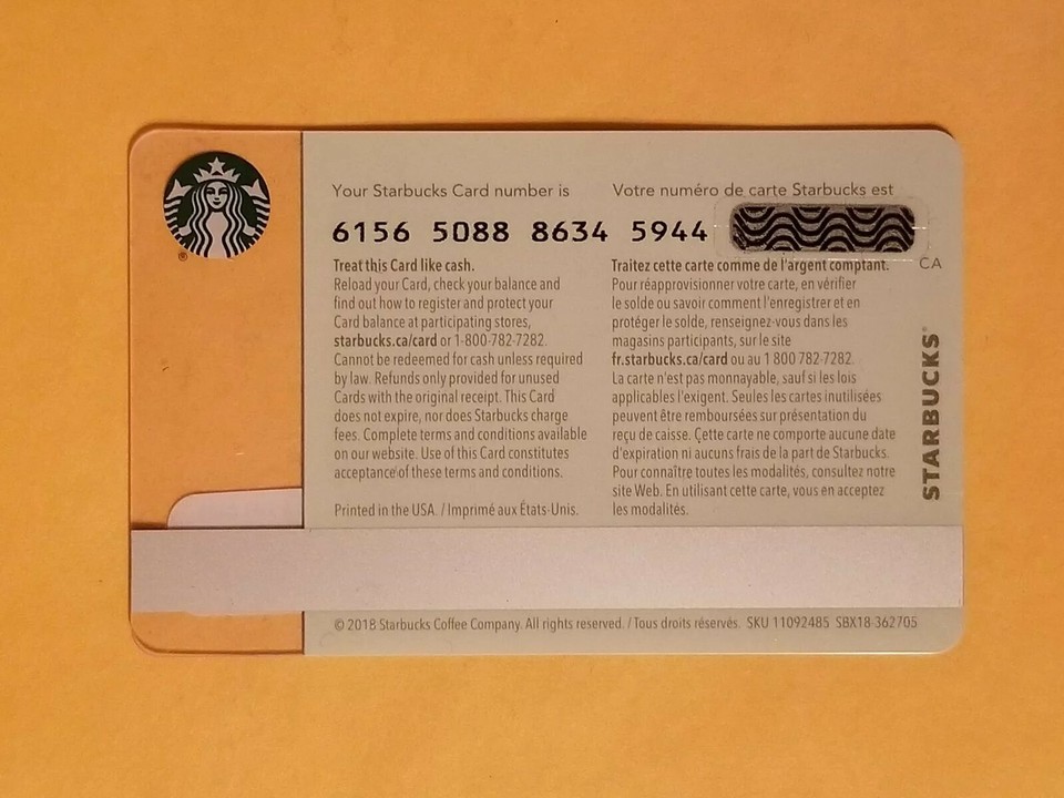 Starbucks Thank You Gift Card Reloadable Empty RARE | eBay