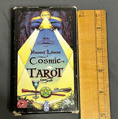 1988 Norbert Losche COSMIC TAROT 78 Card set Deck ENGLISH EDITION ...